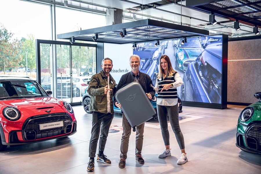 Thomas Timm gewinnt MINI Trolley bei Reisacher, News - Reisacher